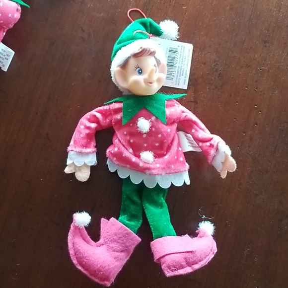 Ashland | Holiday | Pink Elf Ornament Shelf Sitter | Poshmark